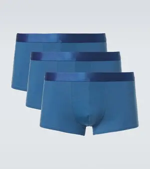 CDLP Set Of 3 Jersey Boxer Briefs Blue