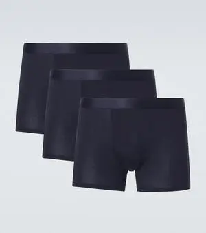 CDLP Set Of 3 Jersey Boxer Briefs - Blue