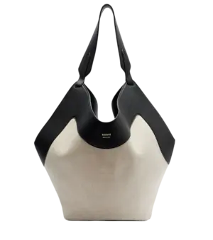 Khaite Lotus Medium Canvas Tote Bag - Beige