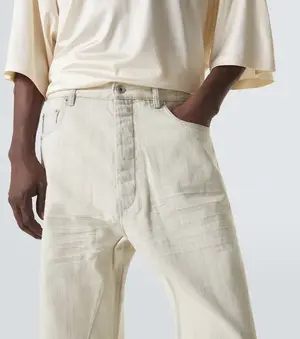 Rick Owens Geth Wide-leg Jeans - Grey