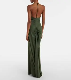 Victoria Beckham Maxi Dress - Green
