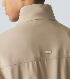 Ami Virgin Wool Gabardine Jacket - Beige