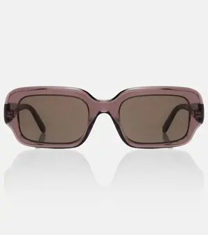 Loewe Anagram Rectangular Sunglasses - Brown
