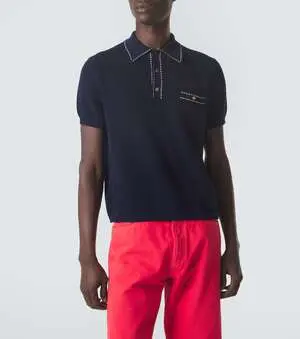 Versace Cotton Polo Sweater