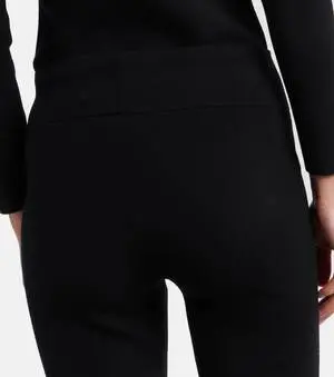 TOTEME Knitted Capri Leggings - Black
