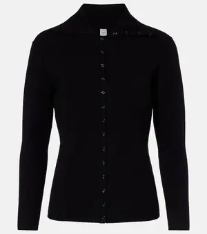 TOTEME Knitted Cardigan - Black