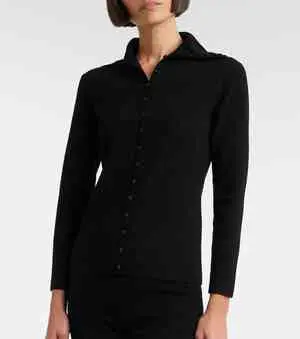 TOTEME Knitted Cardigan - Black