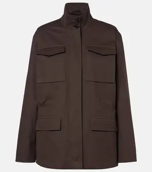 THE ROW Floriane Cotton And Cashmere Field Jacket
