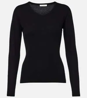 THE ROW Nezana Cashmere Sweater - Black