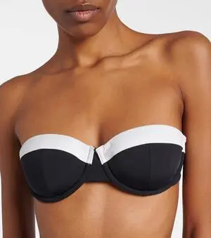 Staud Jo Bikini Top - Black