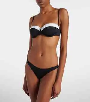 Staud Jo Bikini Top - Black