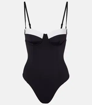 Staud High Cut Swimsuits