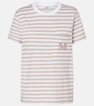 Max Mara Oboli Cotton Jersey T-shirt - Beige