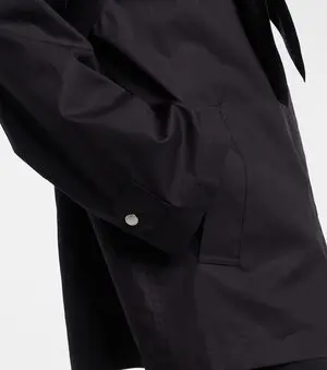 TOTEME Scarf-detailed Cotton Jacket - Black
