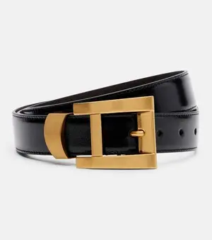 Versace Leather Belt - Black