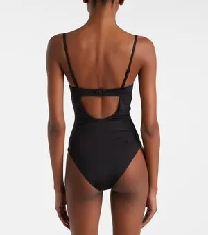 Staud Maev Swimsuit - Black