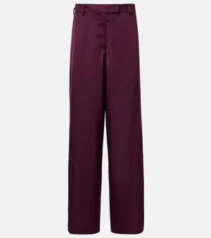 Dries Van Noten Wide-leg Trousers - Purple