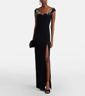 Safiyaa Lucrezia Embellished Gown