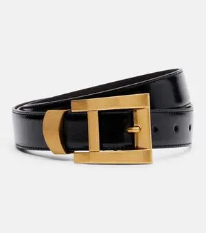 Versace Leather Belt - Black