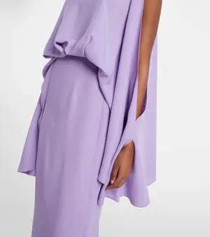 TALLER MARMO Bacall Draped Gown - Purple