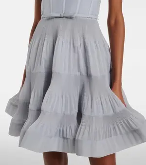 Zimmermann Pleated Bustier Dress
