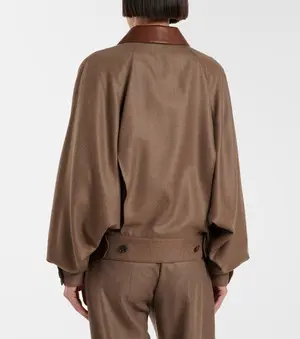 Loro Piana Kiefer Cashmere And Silk Bomber Jacket