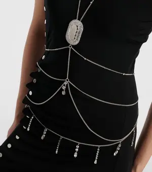 Rabanne Crystal-embellished Body Chain