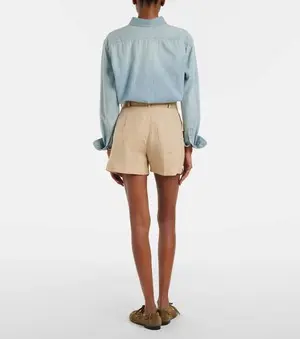 Ralph Lauren Belted Linen Shorts