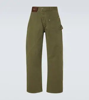 JW Anderson Twisted Straight Jeans - Green