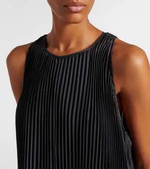 JOSEPH Chenes Pleated Halterneck Maxi Dress