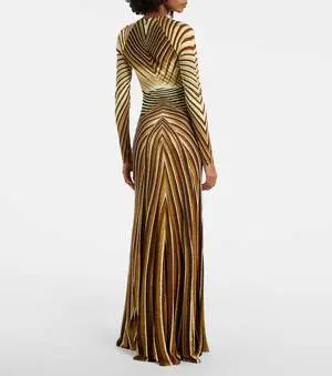 Roberto Cavalli Printed Maxi Dress - Multicoloured