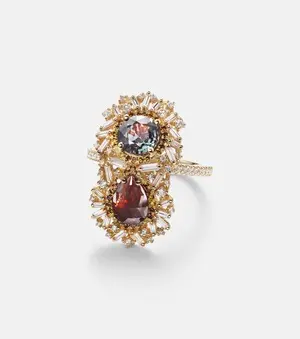 SUZANNE KALAN 18kt Yellow Ring With Diamonds - Gold