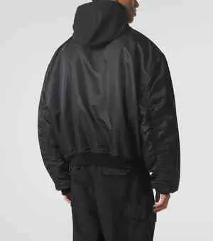 Balenciaga Hooded Bomber Jacket
