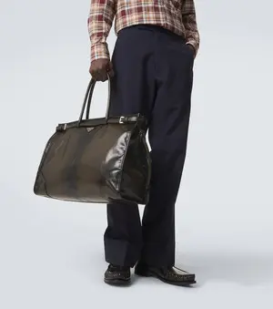 Prada Bonnie Leather Tote Bag - Black