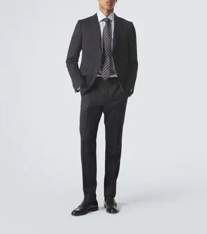 Zegna Wool And Mohair Suit - Blue