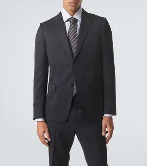 Zegna Wool And Mohair Suit - Blue