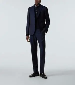 Zegna Wool And Mohair Suit