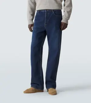 THE ROW Siouxie Straight Jeans - Blue