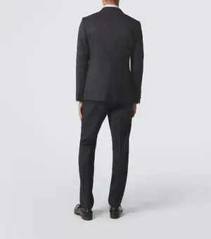 Zegna Wool And Mohair Suit - Blue
