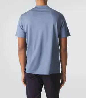Brioni Silk Polo Shirt - Blue