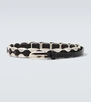 Our Legacy Billow Studded Leather Belt