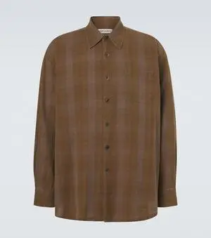 Our Legacy Borrowed Checked Cotton Shirt
