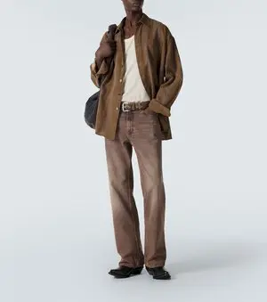 Our Legacy Borrowed Checked Cotton Shirt - Brown