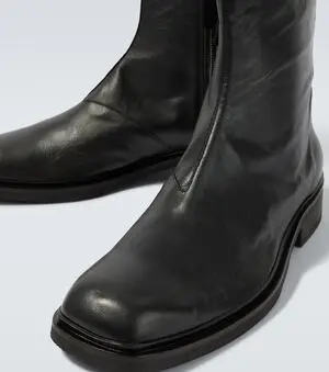 Our Legacy Daimono Leather Ankle Boots