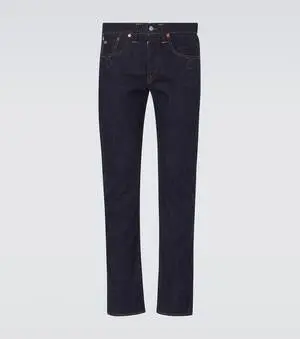 Ralph Lauren Embroidered Slim Jeans - Blue