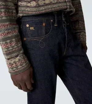 Ralph Lauren Embroidered Slim Jeans