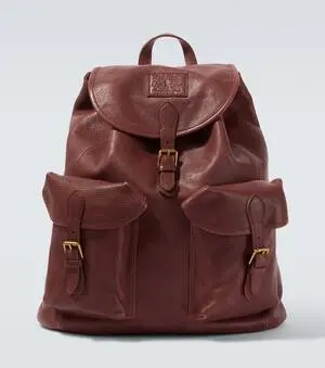 Polo Ralph Lauren Leather Backpack - Brown