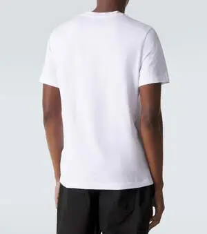 Moncler Logo Cotton Jersey T-shirt - White