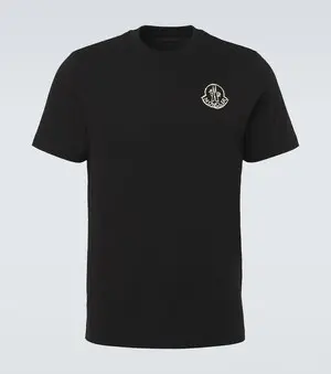 Moncler Cotton Jersey T-shirt Black