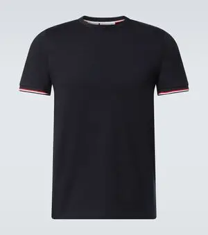 Moncler Cotton Jersey T-shirt - Blue